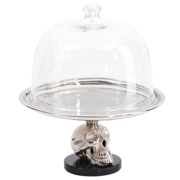 Hand Crafted | Kitchen | Skull Stand With Glass Dome Handmade In India ...
